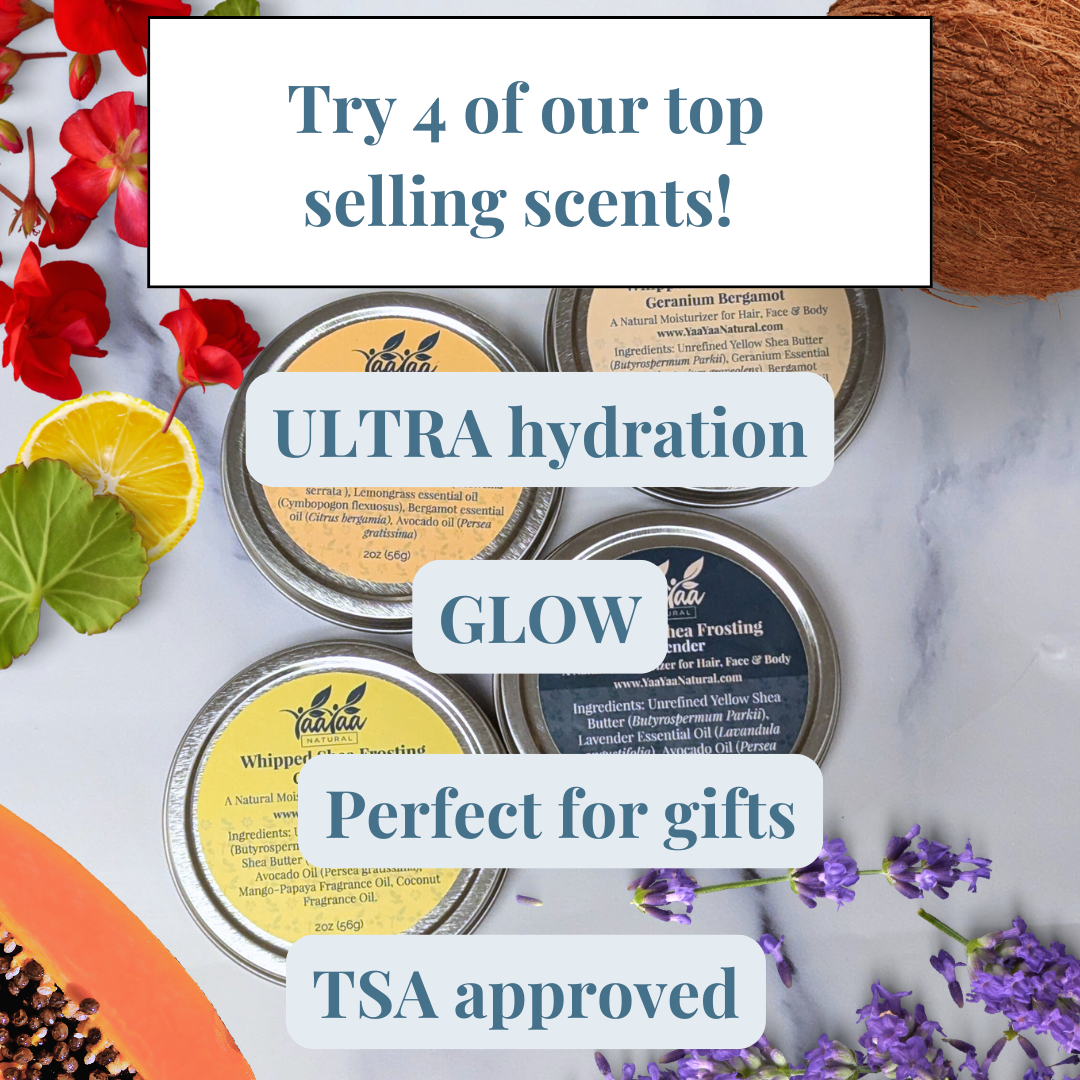 Travel Size Whipped Shea Butter – Yaayaa Natural