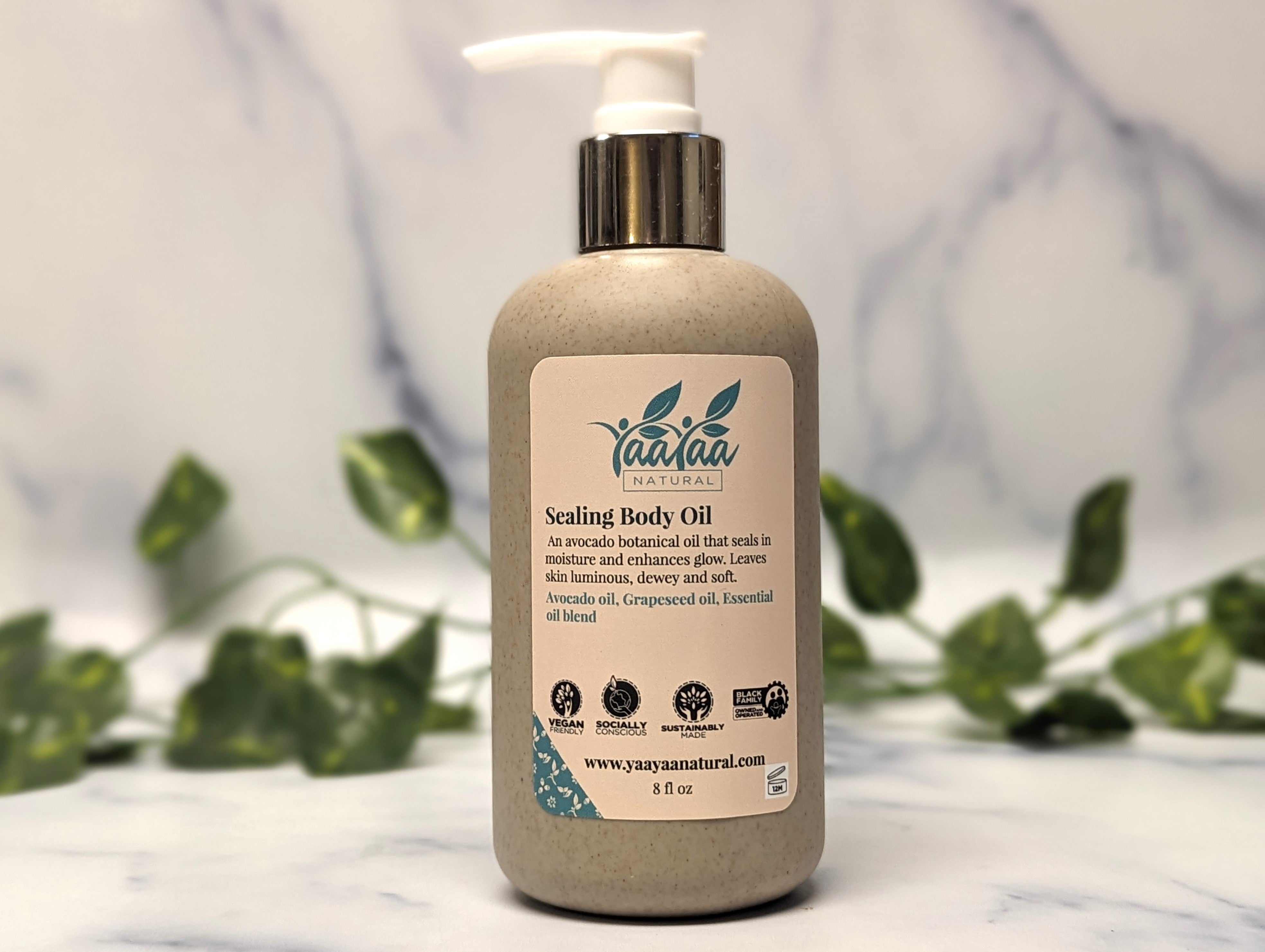 Sealing Body Oil. Eliminate Dry Skin. Glow Harder – Yaayaa Natural