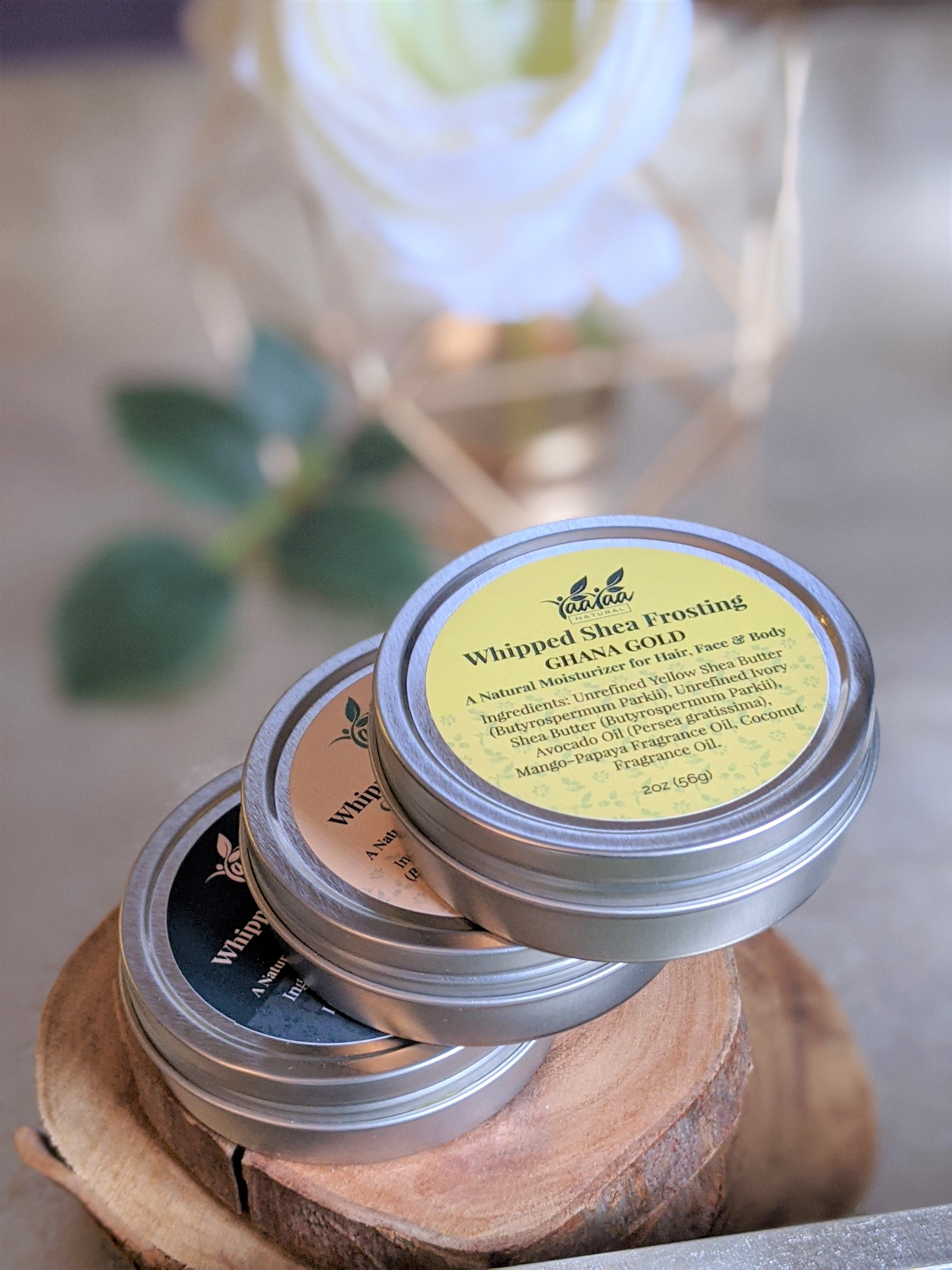 Travel Size Whipped Shea Butter – Yaayaa Natural