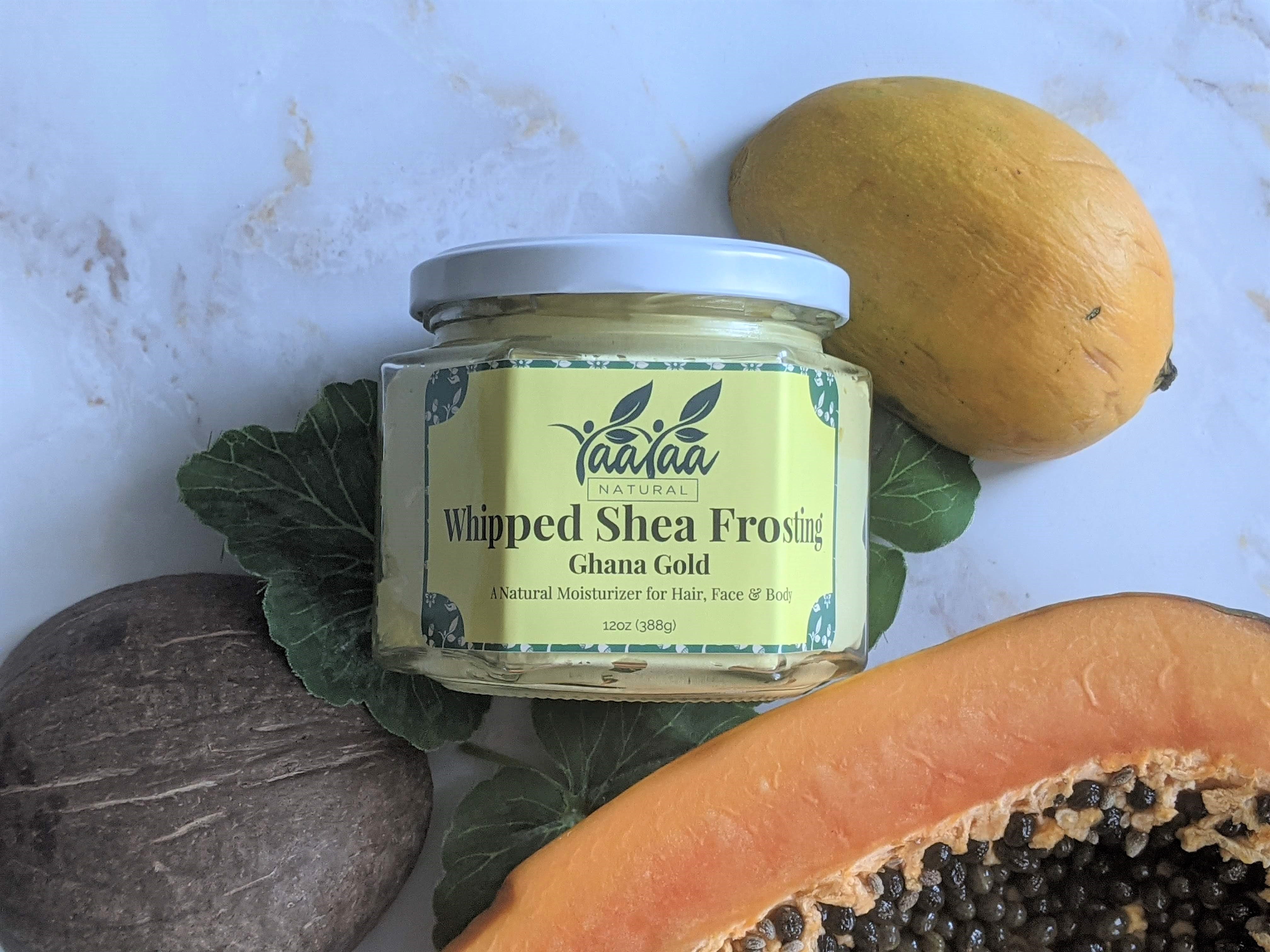 Ghana Gold Tropical Whipped Shea Butter – Yaayaa Natural