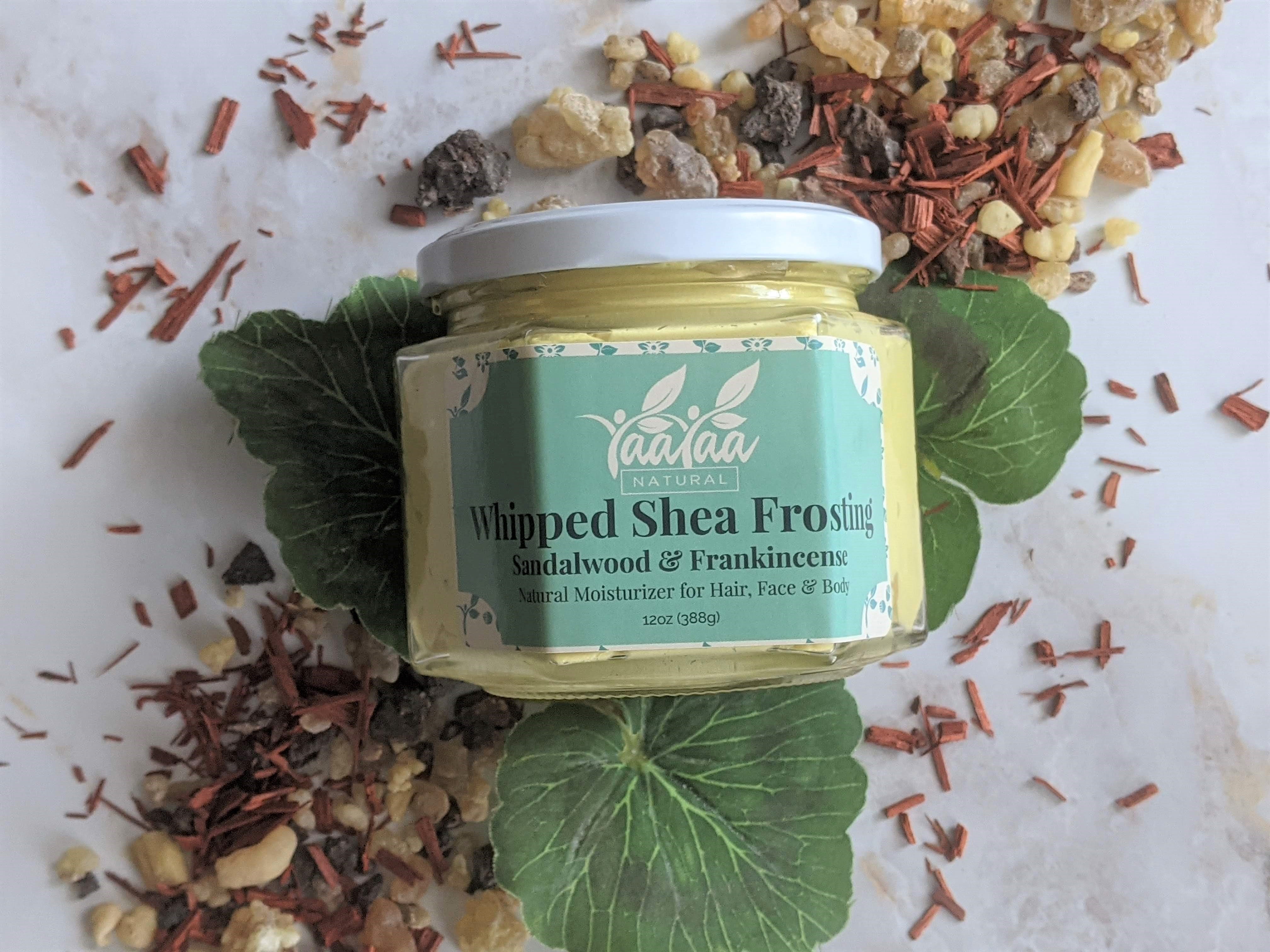 Sandalwood & Frankincense Whipped Shea Butter – Yaayaa Natural