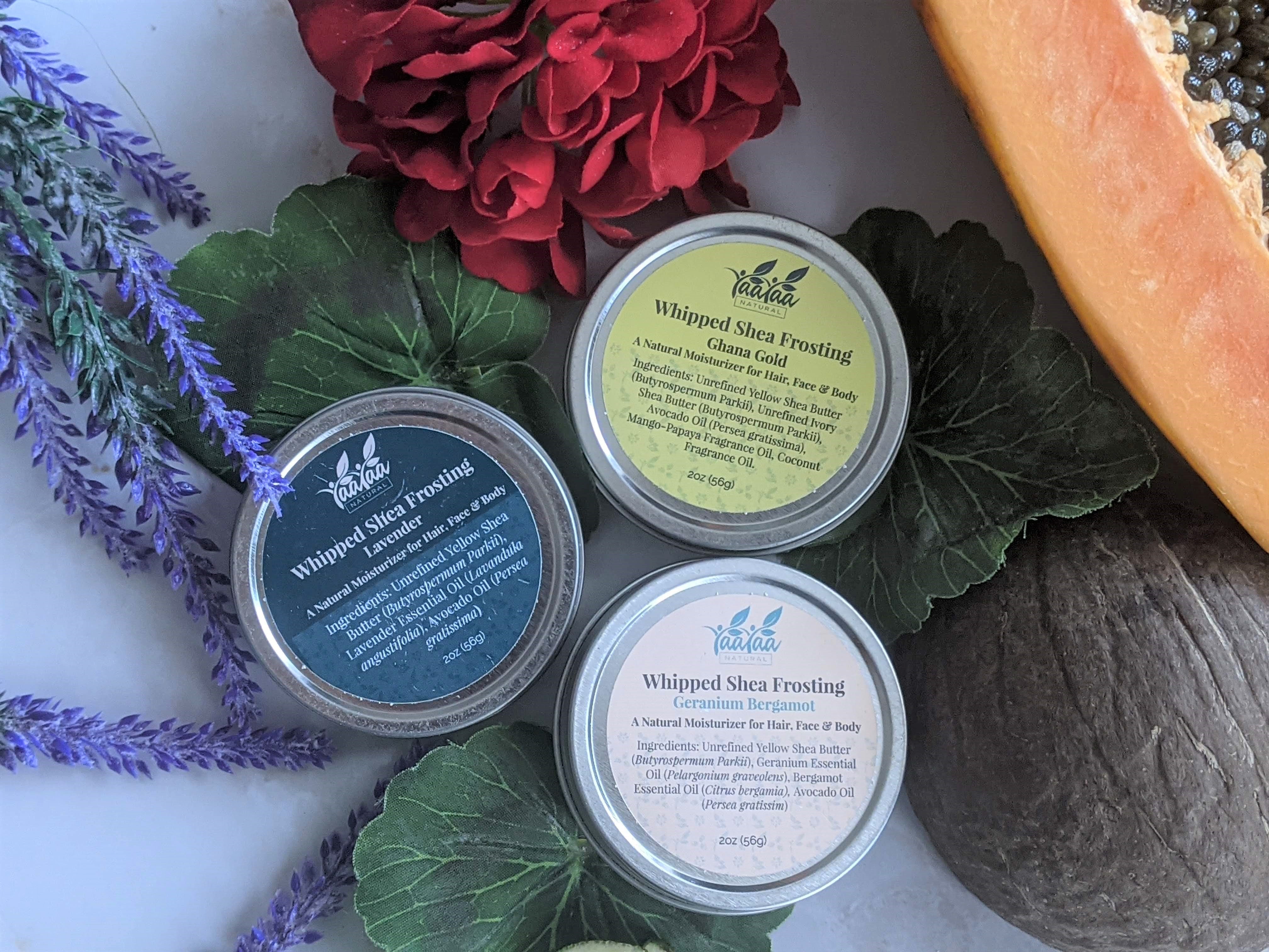 Travel Size Whipped Shea Butter – Yaayaa Natural